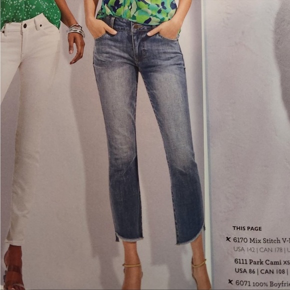 CAbi | Jeans | Nwt Highlow Crop Cabi 670 | Poshmark